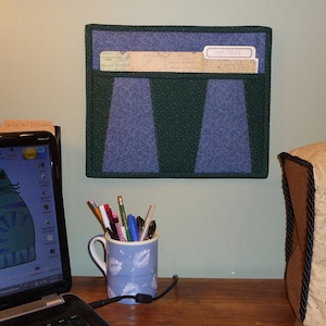 PDF Pattern for File Folder Pocket, File Holder Wall Hanging, File ...