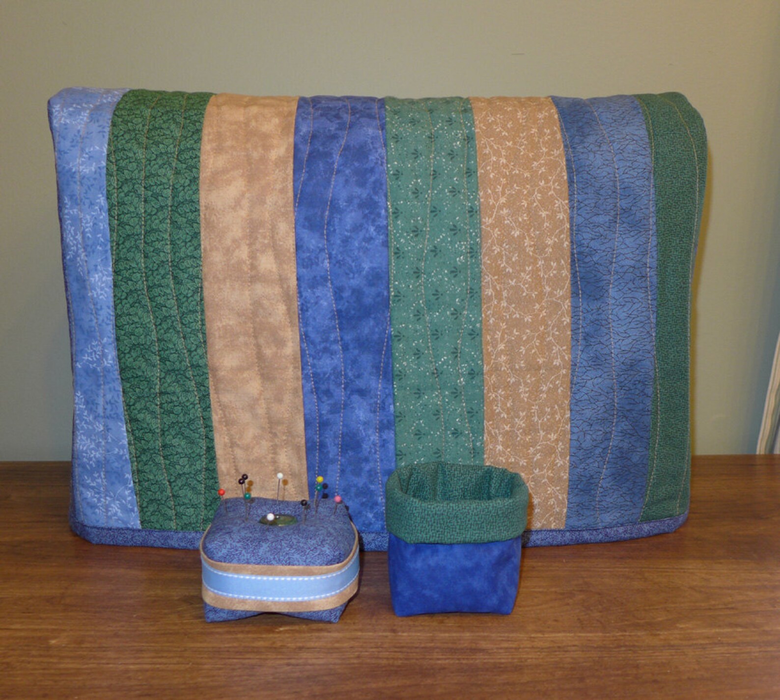 PDF Pattern for Sewing Machine Dust Cover, Pincushion Pattern, Thread ...