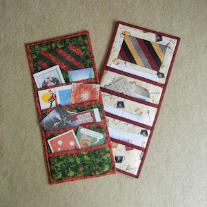 PDF Pattern for Christmas Card Holder, Pocket Wall Hanging Pattern ...