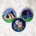 PDF Pattern for Felt Camping Ornaments, Owl Ornament, Camper Applique ...
