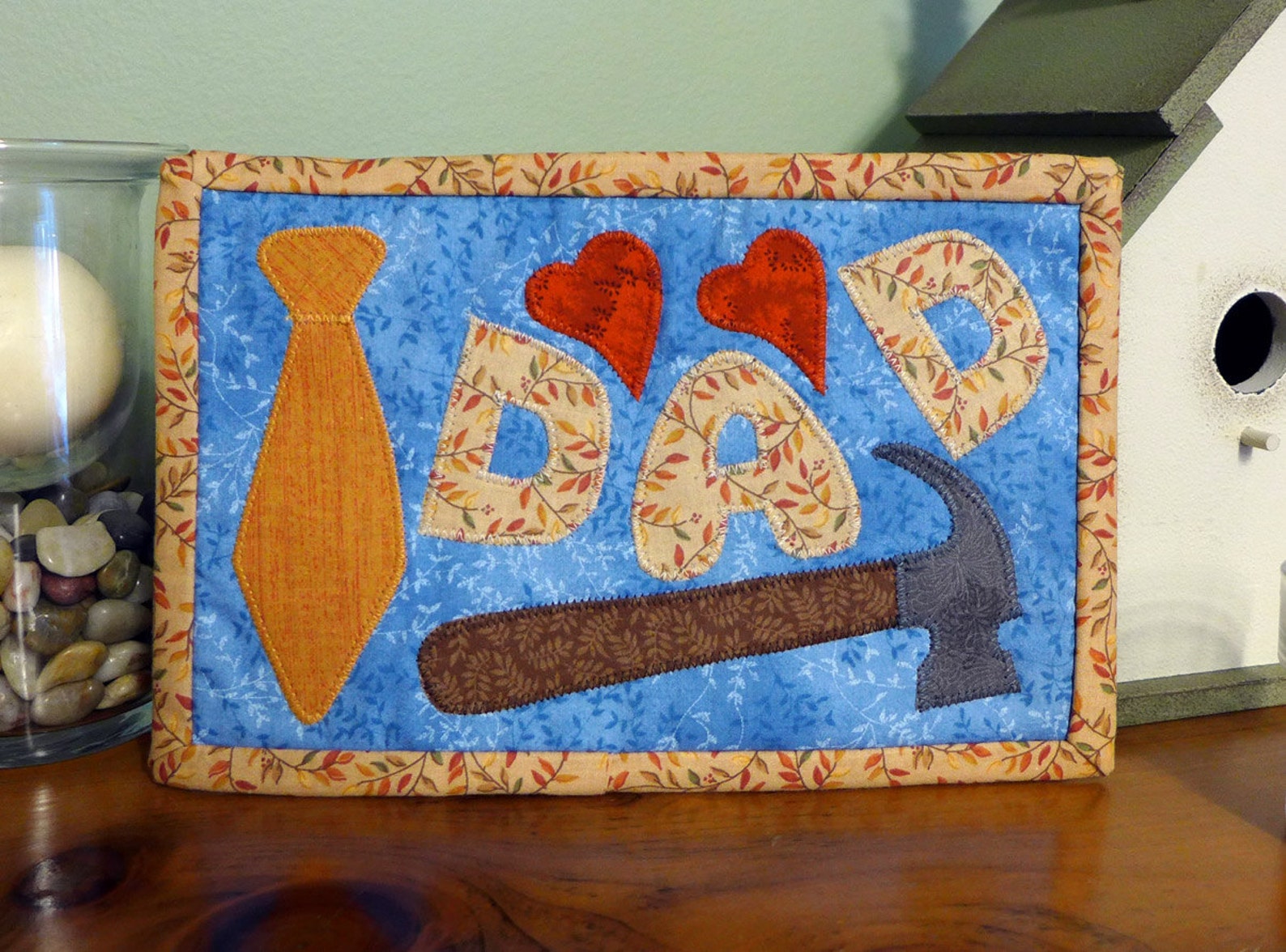 PDF Pattern for Dad Mug Rug Dad Mug Rug Pattern Dad Mini - Etsy