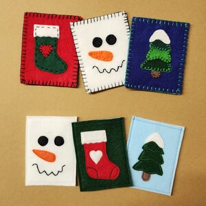 PDF Pattern for Felt Gift Card Holder, Christmas Gift Card Holder, Felt ...