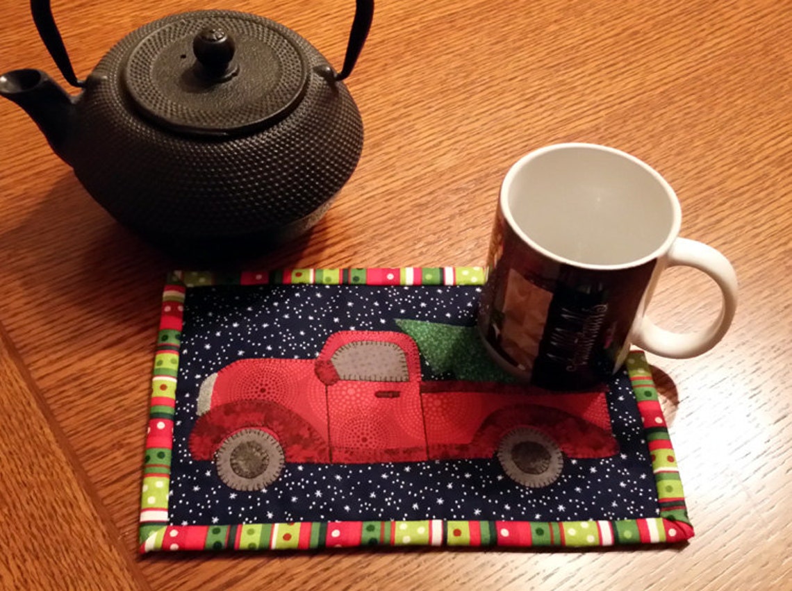 PDF Pattern for Perfect Christmas Tree Mug Rug Christmas Mug - Etsy Canada