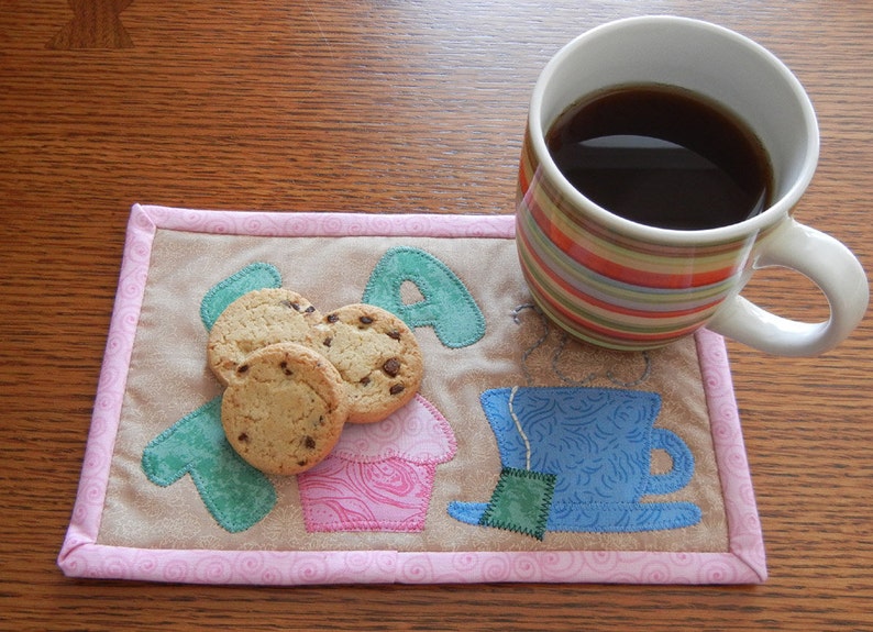 PDF Pattern for Tea Mug Rug Tea Mug Rug Pattern Tea Candle | Etsy