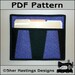 PDF Pattern for File Folder Pocket, File Holder Wall Hanging, File ...