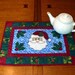 PDF Pattern Santa Table Runner, Christmas Table Runner, Christmas Table ...
