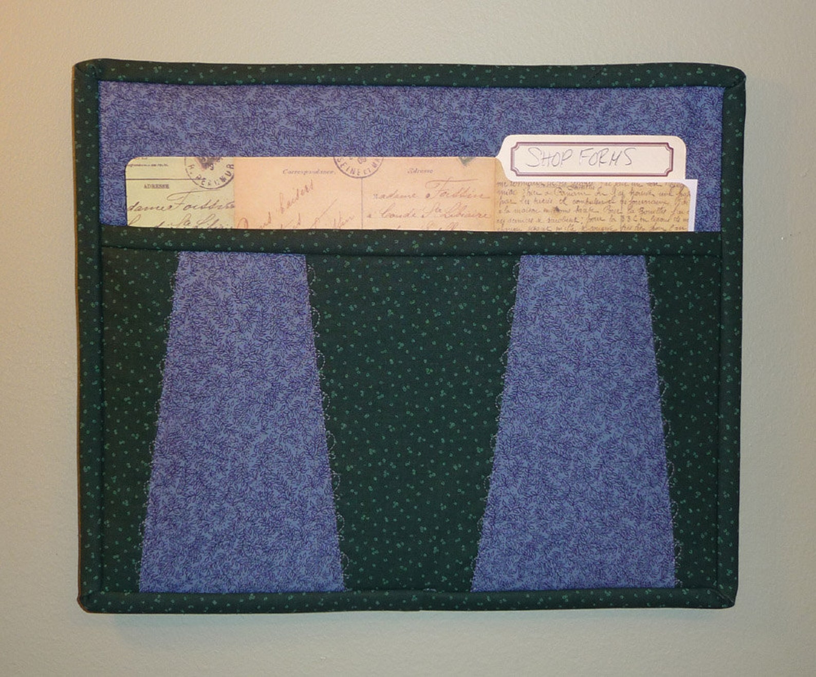 PDF Pattern for File Folder Pocket File Holder Wall Hanging - Etsy