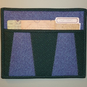 PDF Pattern for File Folder Pocket, File Holder Wall Hanging, File ...