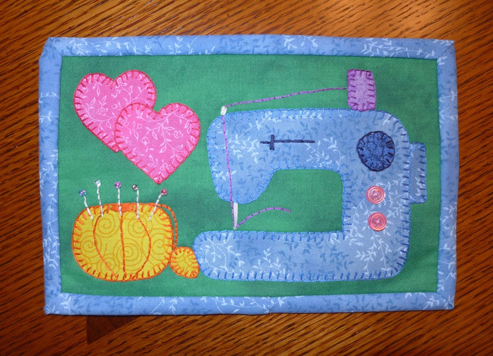 PDF Pattern for Sewing Machine Mug Rug Sewing Machine Mini - Etsy