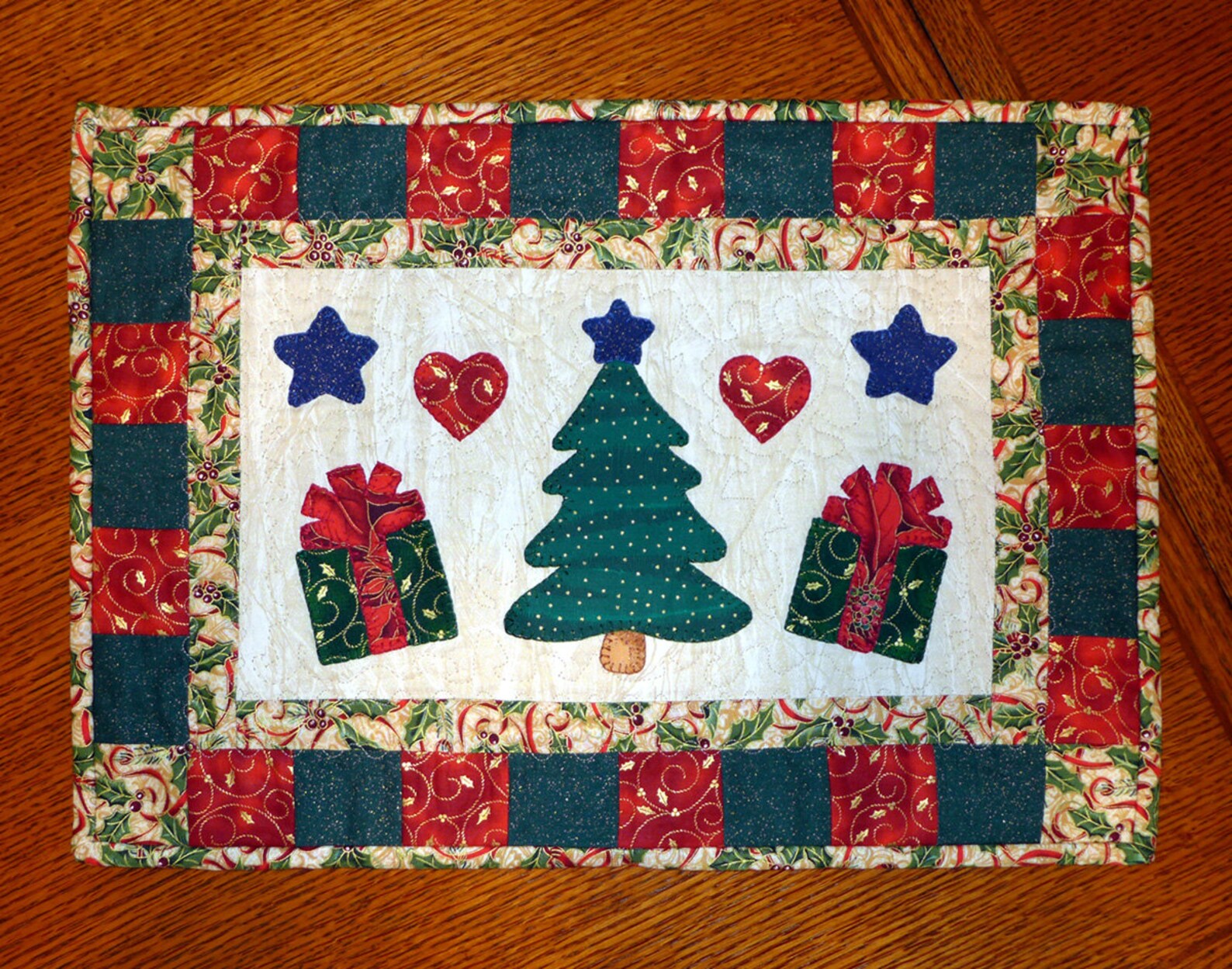 PDF Pattern for Christmas Tree Table Runner Christmas Table - Etsy