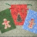 PDF Pattern for Christmas Treat Bag, Christmas Favor Bag, Christmas ...