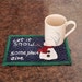 PDF Pattern for Snowman Mug Rug, Christmas Mug Rug Pattern, Let It Snow ...