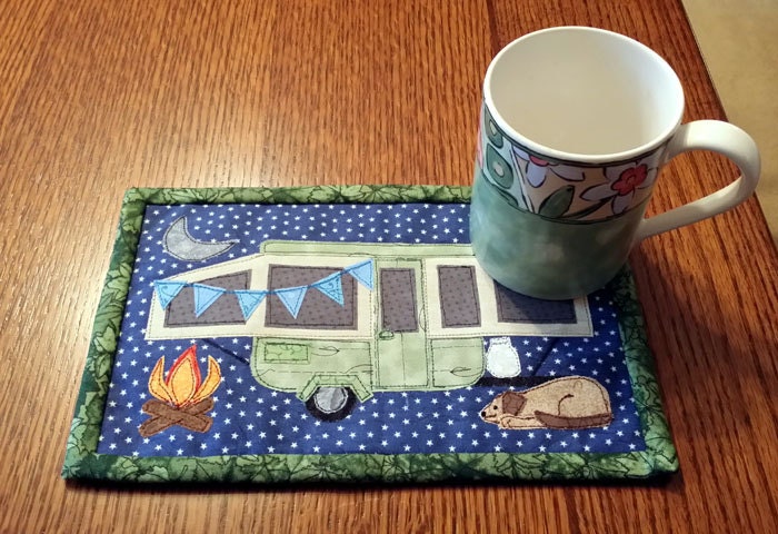 PDF Pattern for Pop up Camper Mug Rug Camping Mug Rug - Etsy