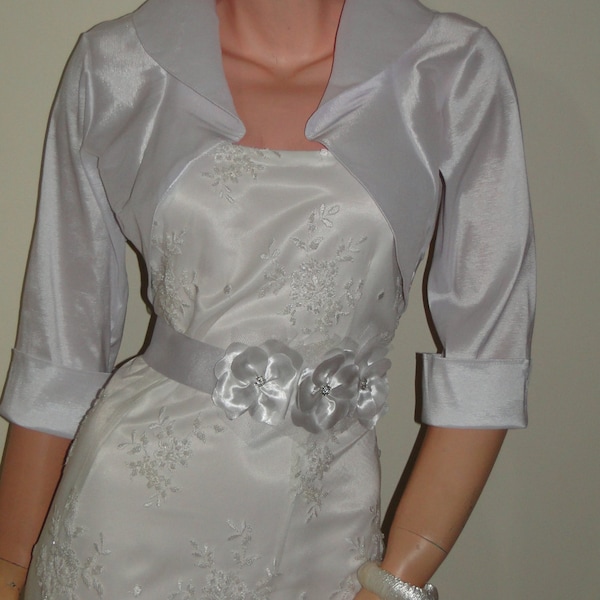 White Evening Jacket - Etsy