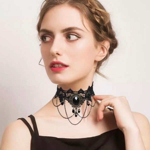 Victorian Black Lace - Etsy