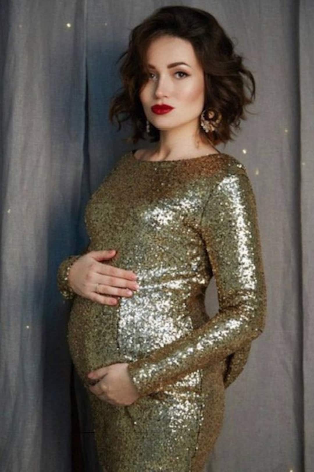 Sequin Dress, Sequin Maternity Dress, Maternity Party Dress - Etsy