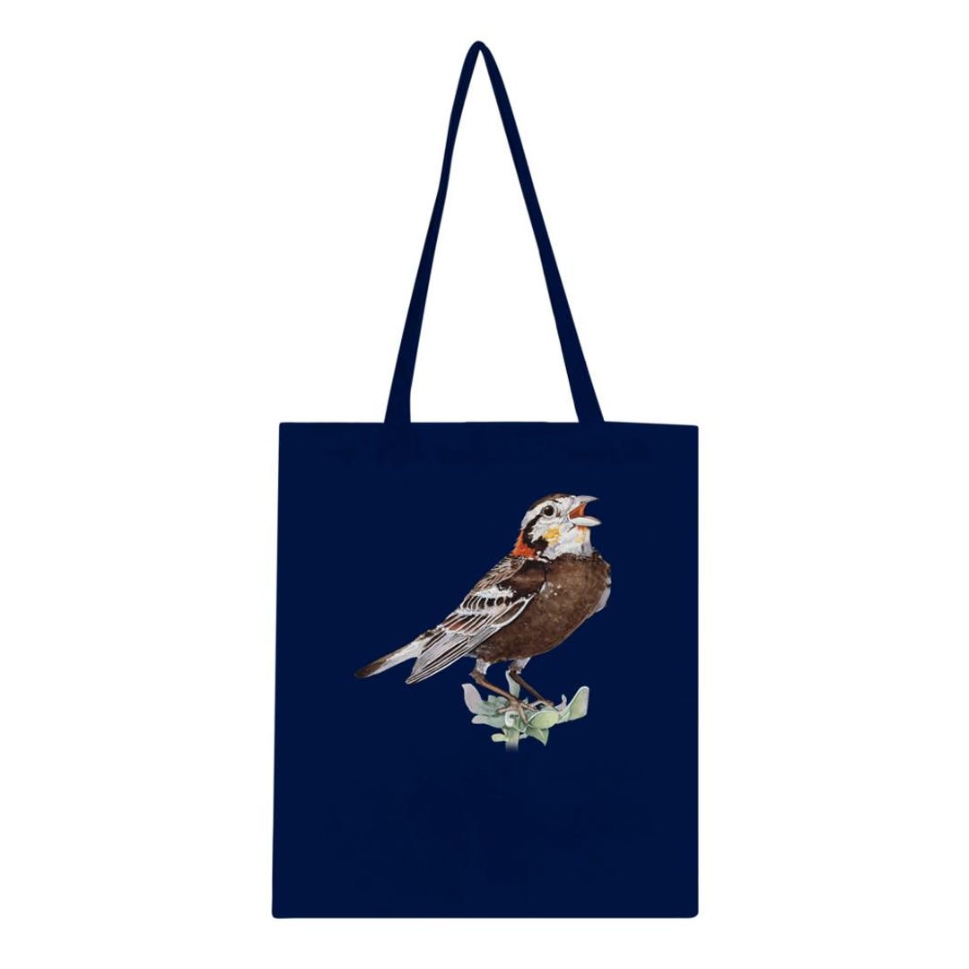 Chestnut-collared Longspur Watercolor 100% Cotton, Nature Bird Art ...
