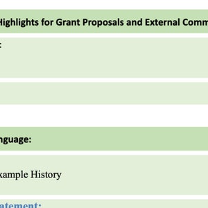 Nonprofit Program Logic Model for Grants Language Documentation - Etsy