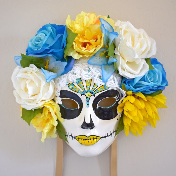 Day of the Dead Mask - Etsy