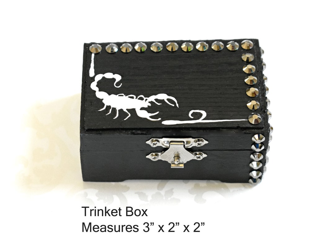 Scorpion Trinket Box Hand Painted Boxes Art and - Etsy