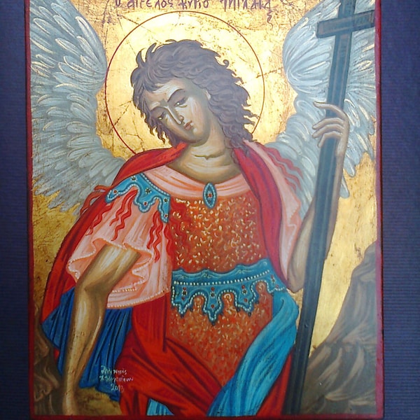 St Michael Byzantine Icon - Etsy
