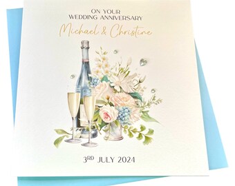 Personalised Handmade Gold 50th Wedding Anniversary Heart Card - Etsy UK