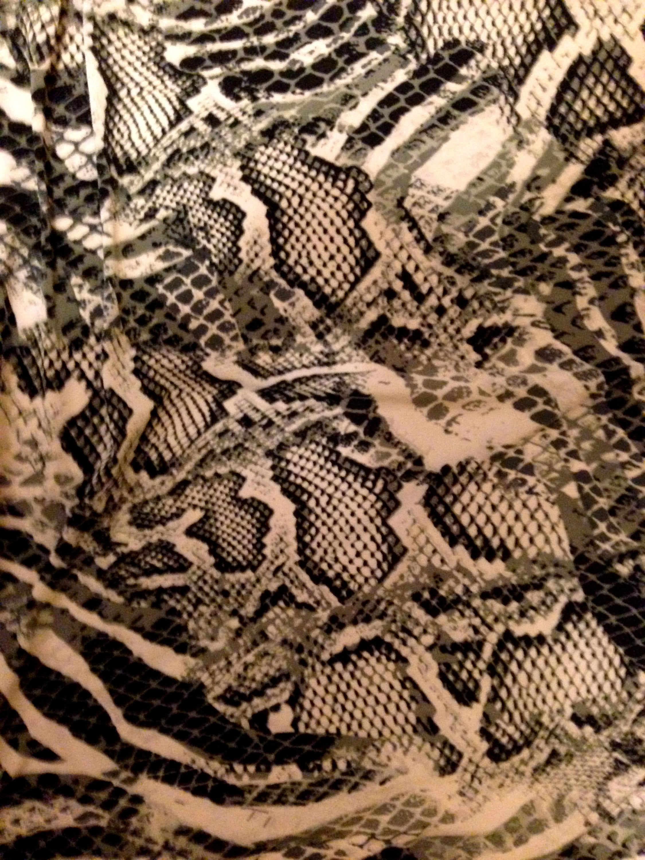 SNAKESKIN Animal Jungle Print Bell Bottom Fashion Gypsy Hippie | Etsy