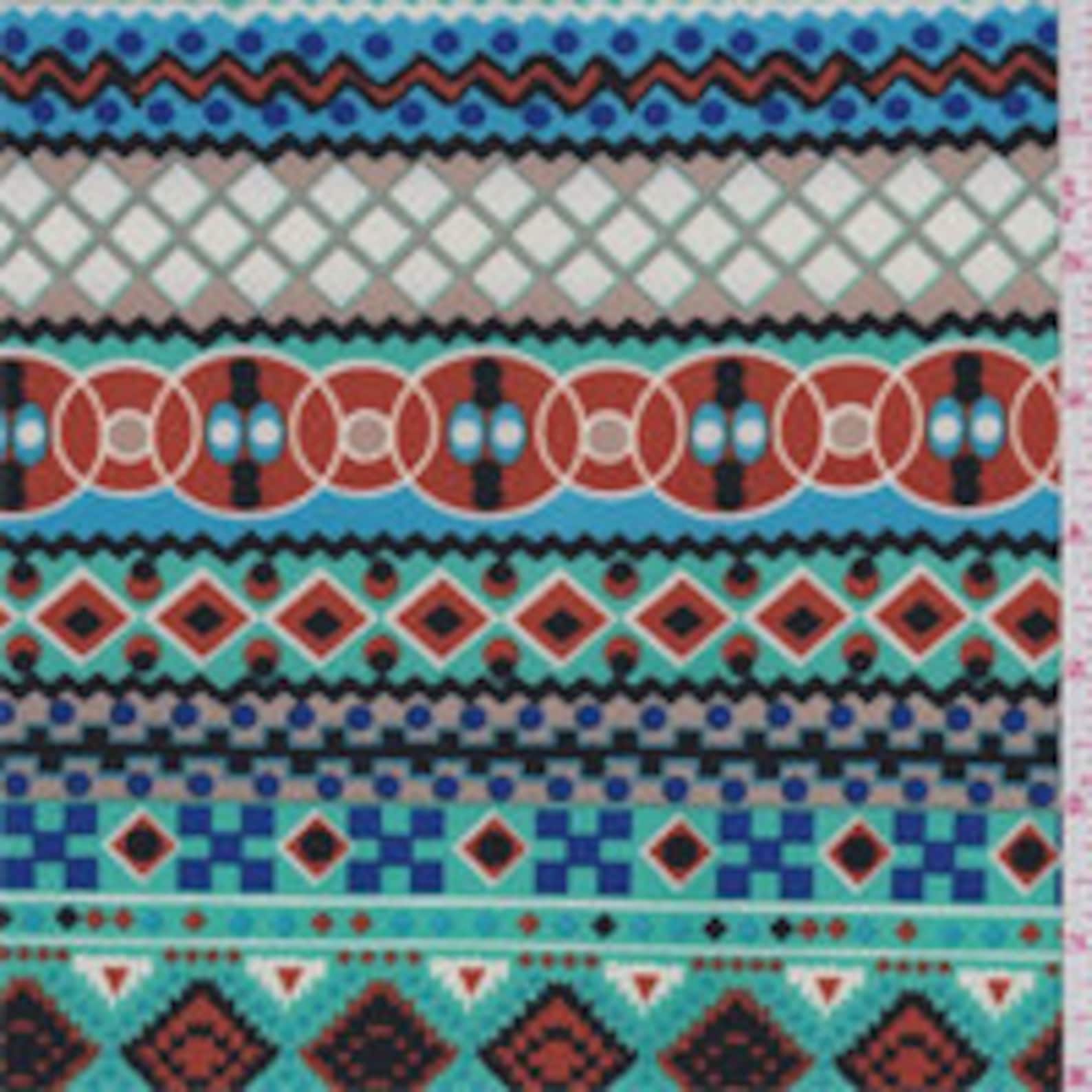 AZTEC TRIBAL STRIPE Flare Leg Gypsy Hippie Retro Festival Yoga - Etsy