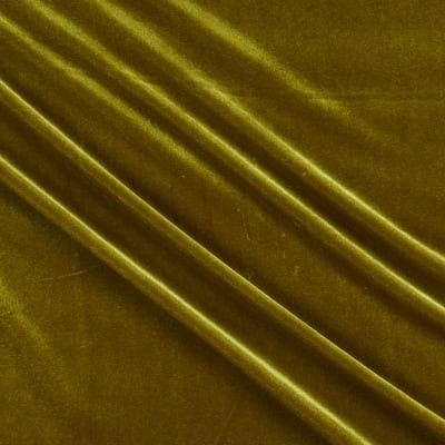 GREEN GOLD crushed velvet 70's velour fashion hippie chic | Etsy