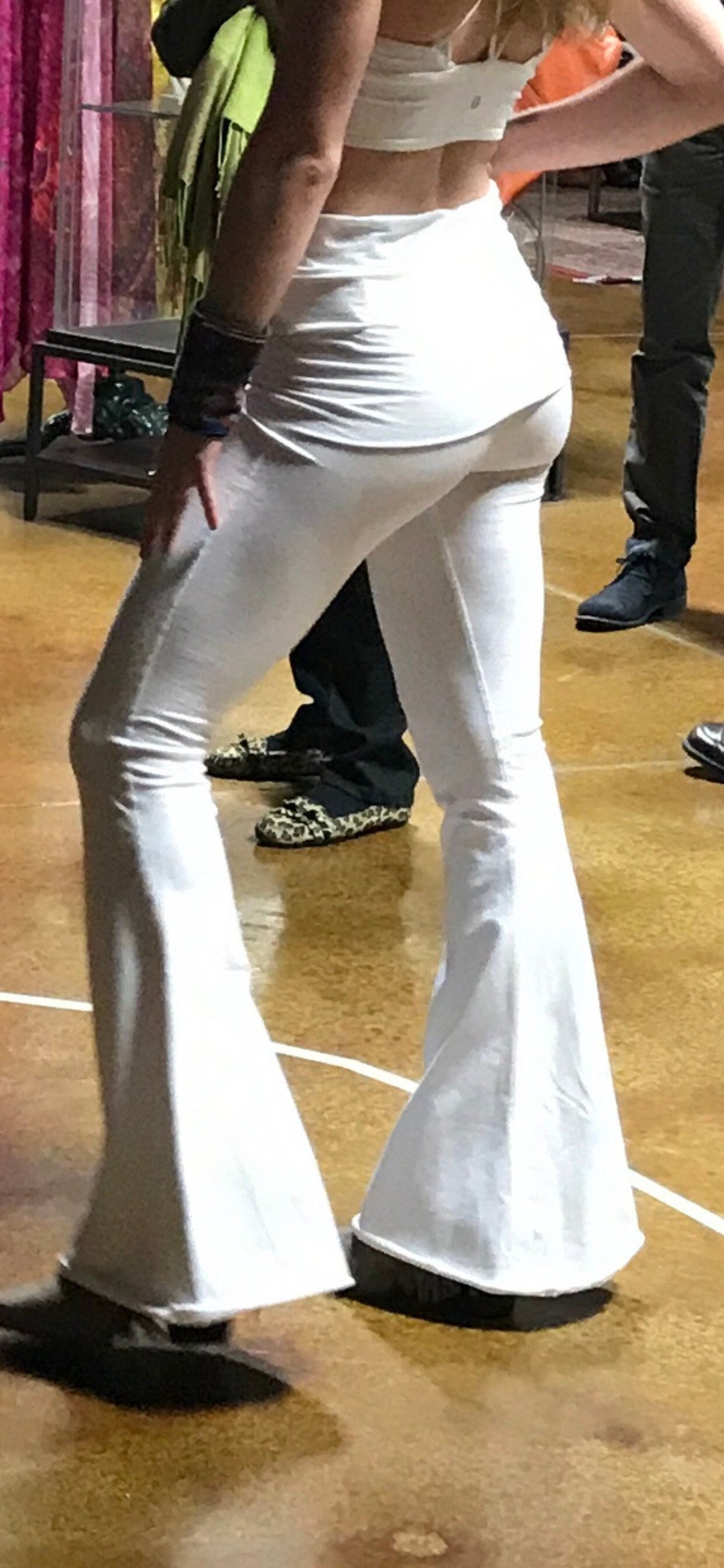 Organic Cotton Hemp or Bamboo Flare Leg Athleisure Bohemian Yoga Lounge ...