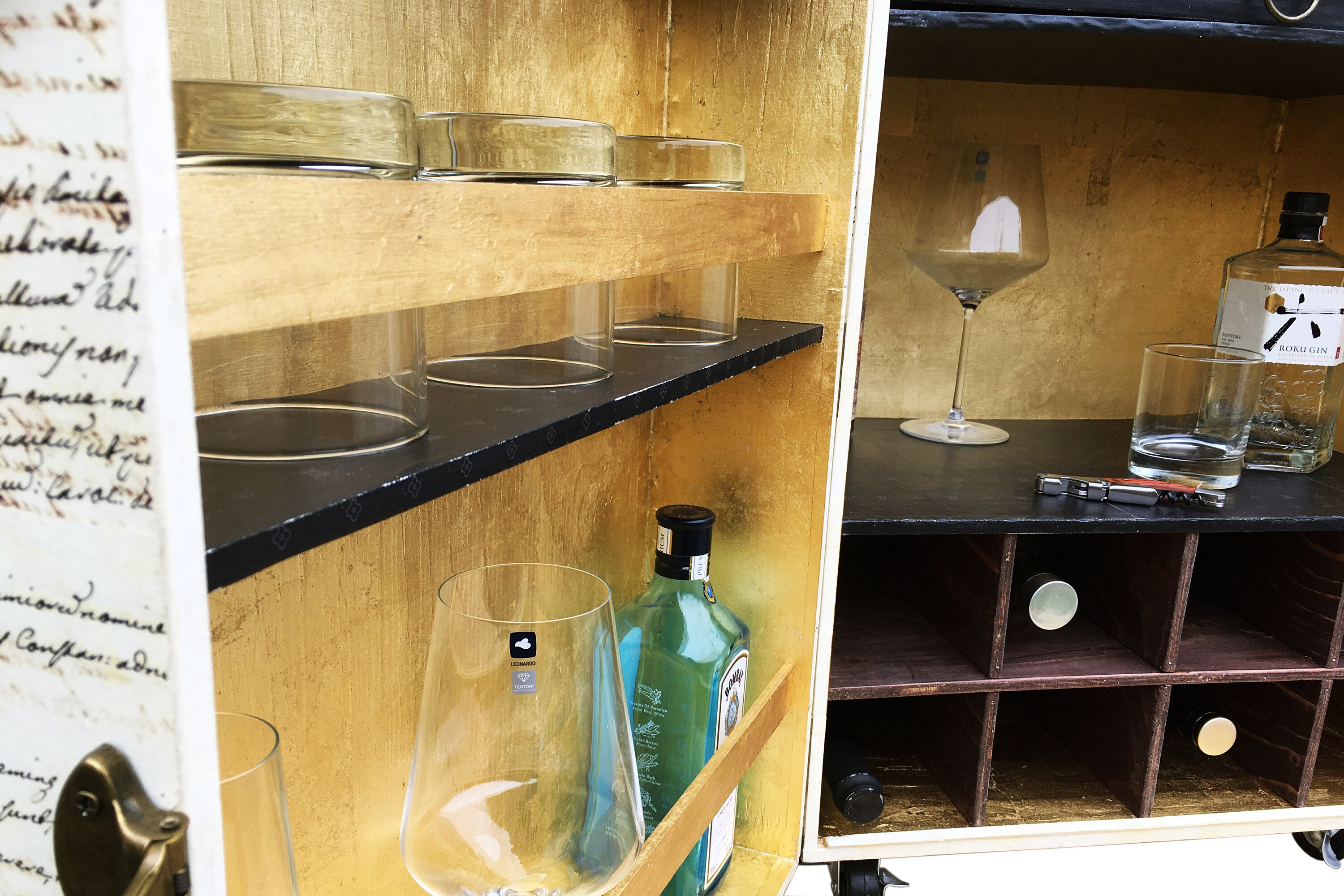FRANK (small Size) Liquor Wine Cabinet Steamer Trunk - Etsy