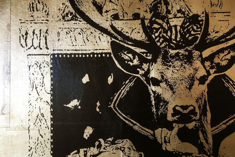 DEER LADY Neo Victorian Imagery Artwork - Etsy