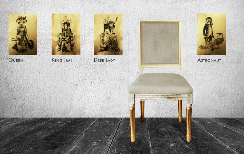 DEER LADY Neo Victorian Imagery Artwork - Etsy