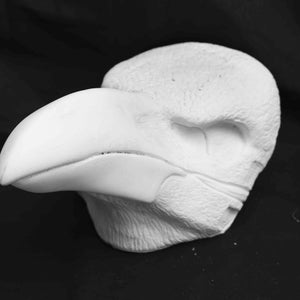 Realistic Raven Fursuit Mask Resin Blank With Moving Jaw - Etsy