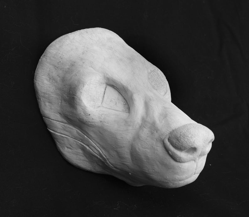 Realistic Spotted Hyena Fursuit Mask Resin Blank With Moving - Etsy