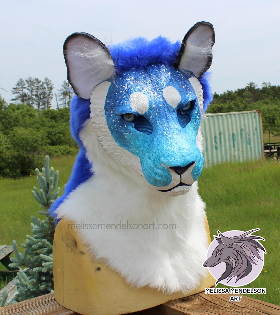 Starry Feline Fursuit Mask - Etsy