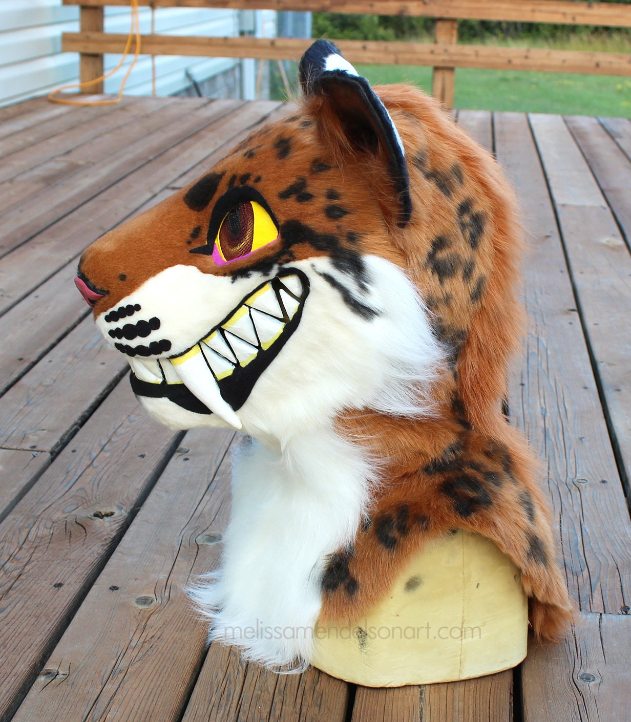 Toony Saber Tooth Tiger Fursuit Partial - Etsy UK