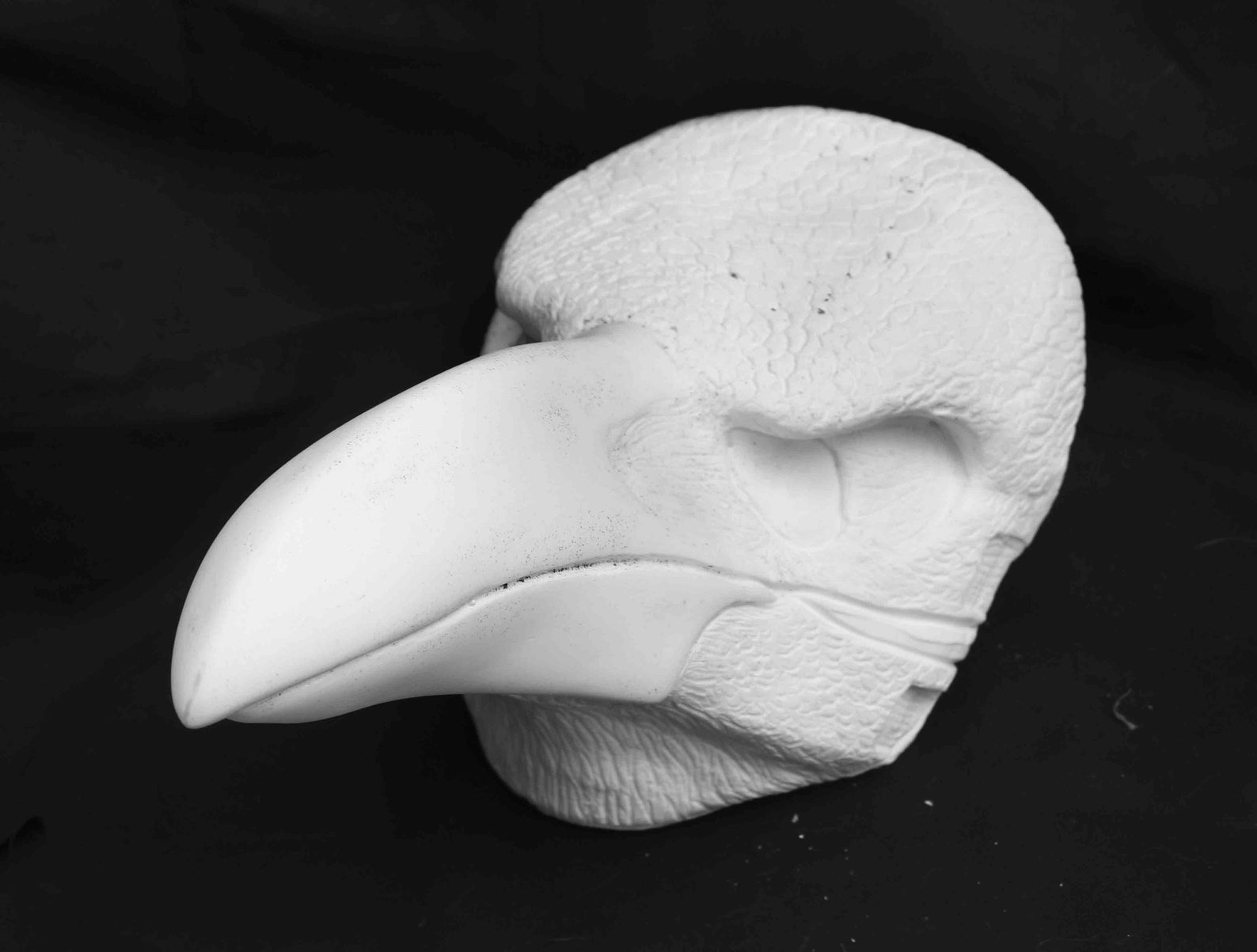 Realistic Raven Fursuit Mask Resin Blank With Moving Jaw - Etsy