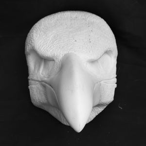 Realistic Raven Fursuit Mask Resin Blank With Moving Jaw - Etsy