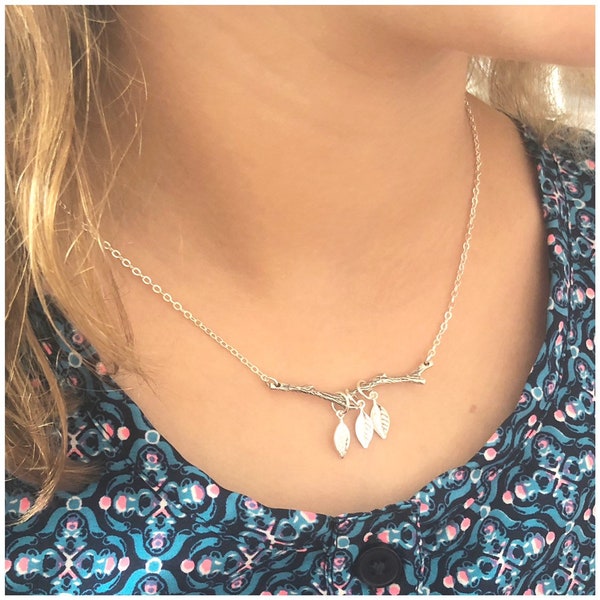 Tree Branch Necklace - Etsy