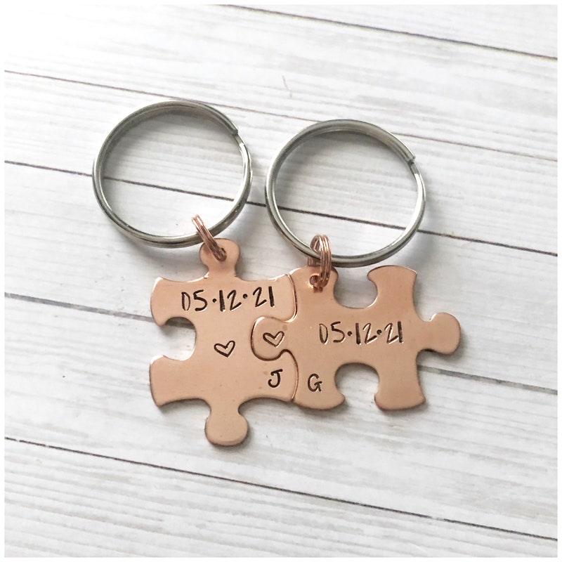 Puzzle Keychain - Etsy