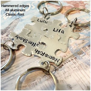 Customized Puzzle Pieces - Puzzle Piece Keychain - All Pieces Fit ...