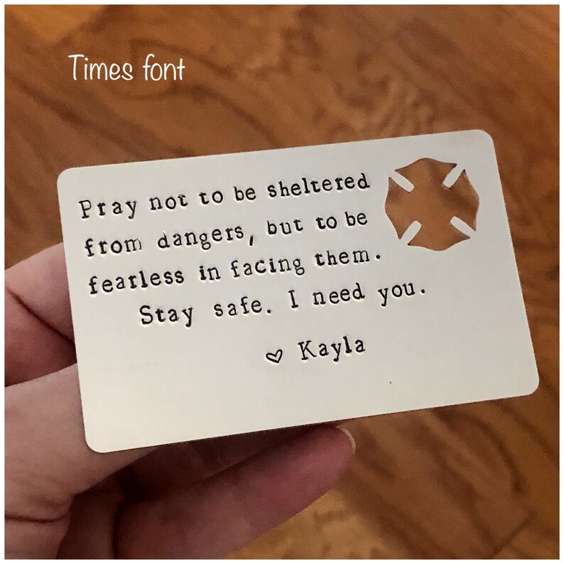 Pocket Card Firefighter Badge Volunteer Firefighter Badge - Etsy