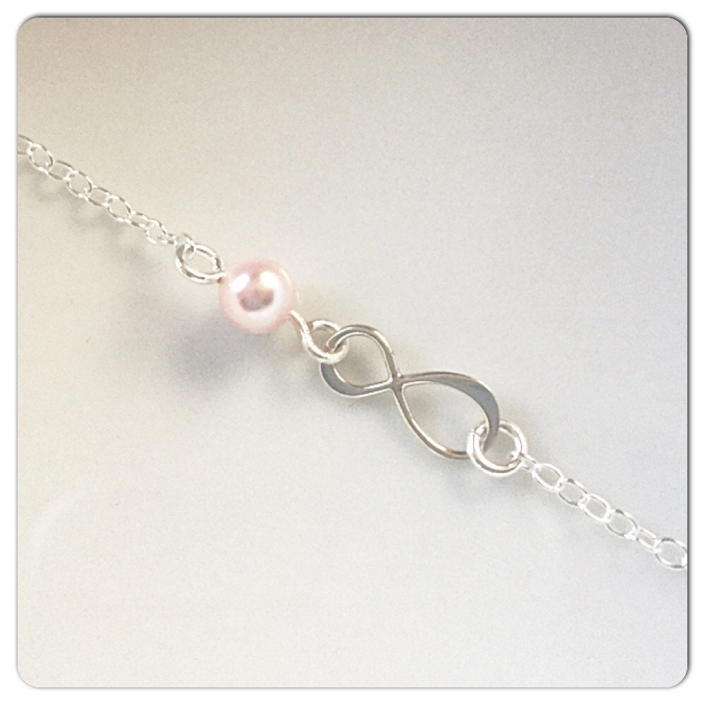 Sterling Silver Child Infinity Bracelet Little Girl Bracelet | Etsy