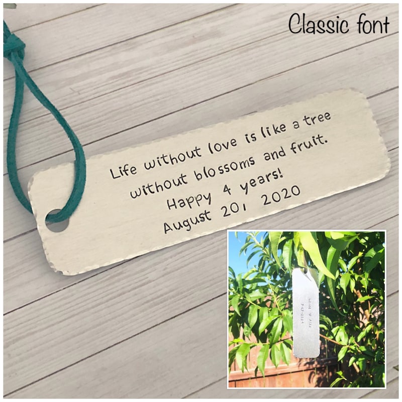 Memorial Tree Tag - Etsy