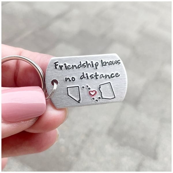 Best Friend Key Ring - Etsy