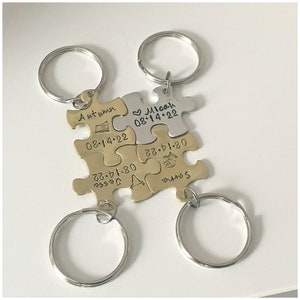 Customized Puzzle Pieces - Puzzle Piece Keychain - All Pieces Fit ...