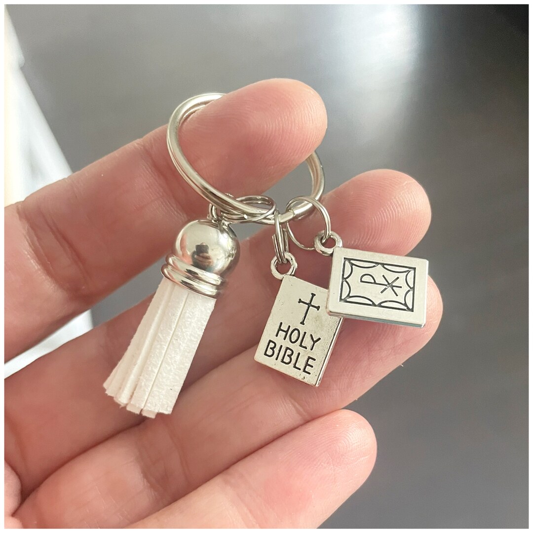 Religious Keychain - Faith Accessory - Simple Christian Key Ring ...