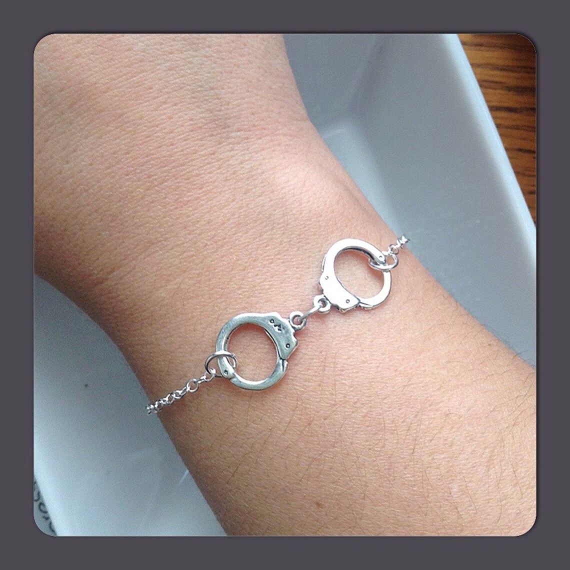 Partners in Crime Bracelet - Handcuff Bracelet - Sisters at Heart Card ...