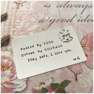 Customized Firefighter Wallet Card With Badge Cutout - Etsy